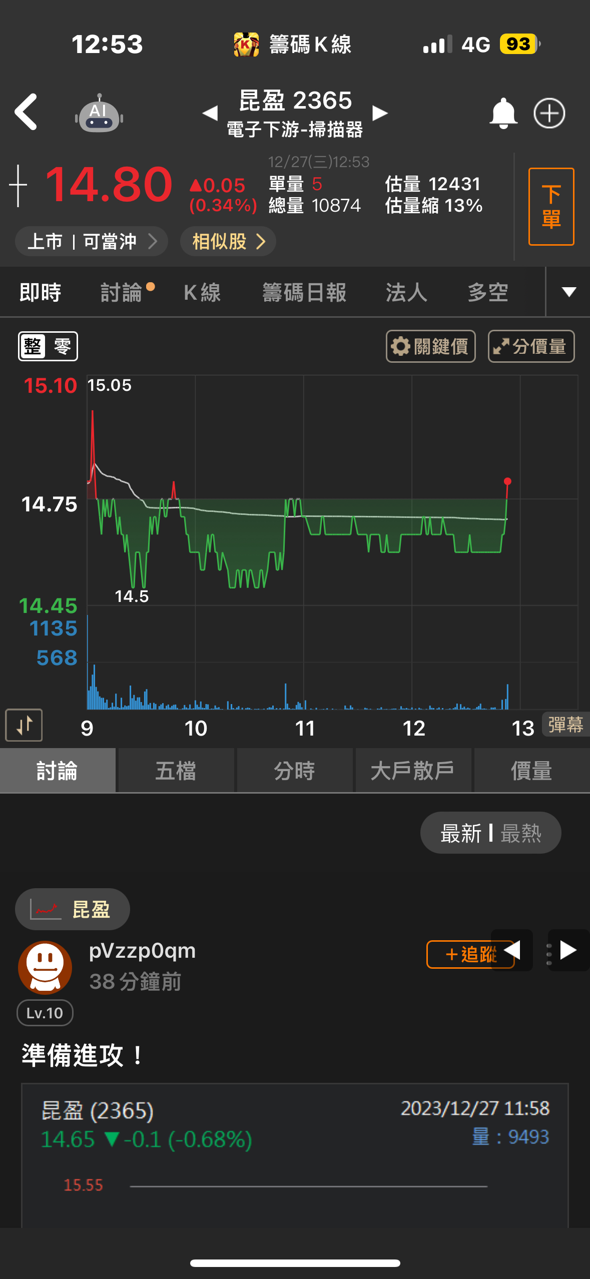 2365 昆盈 - 最後一刻衝刺｜CMoney 股市爆料同學會