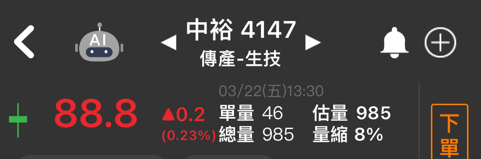 4147 中裕 - 這是不是主力給的密碼？ 明天開...｜CMoney 股市爆料同學會