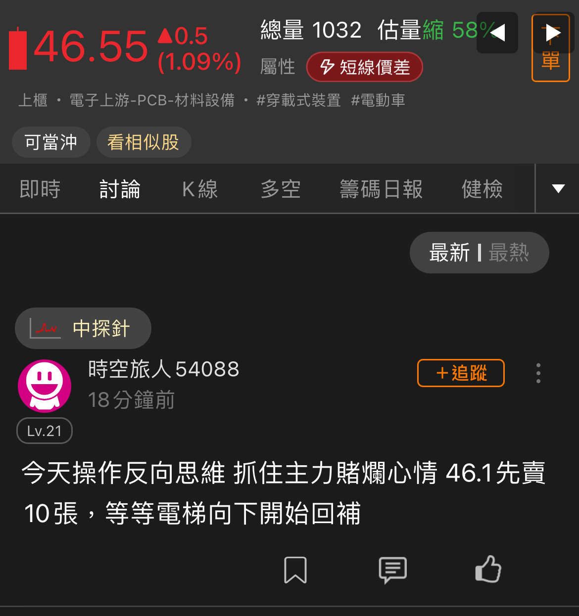 6217 中探針 您怎刪文了呢?我幫您做個回憶|股市爆料同學會