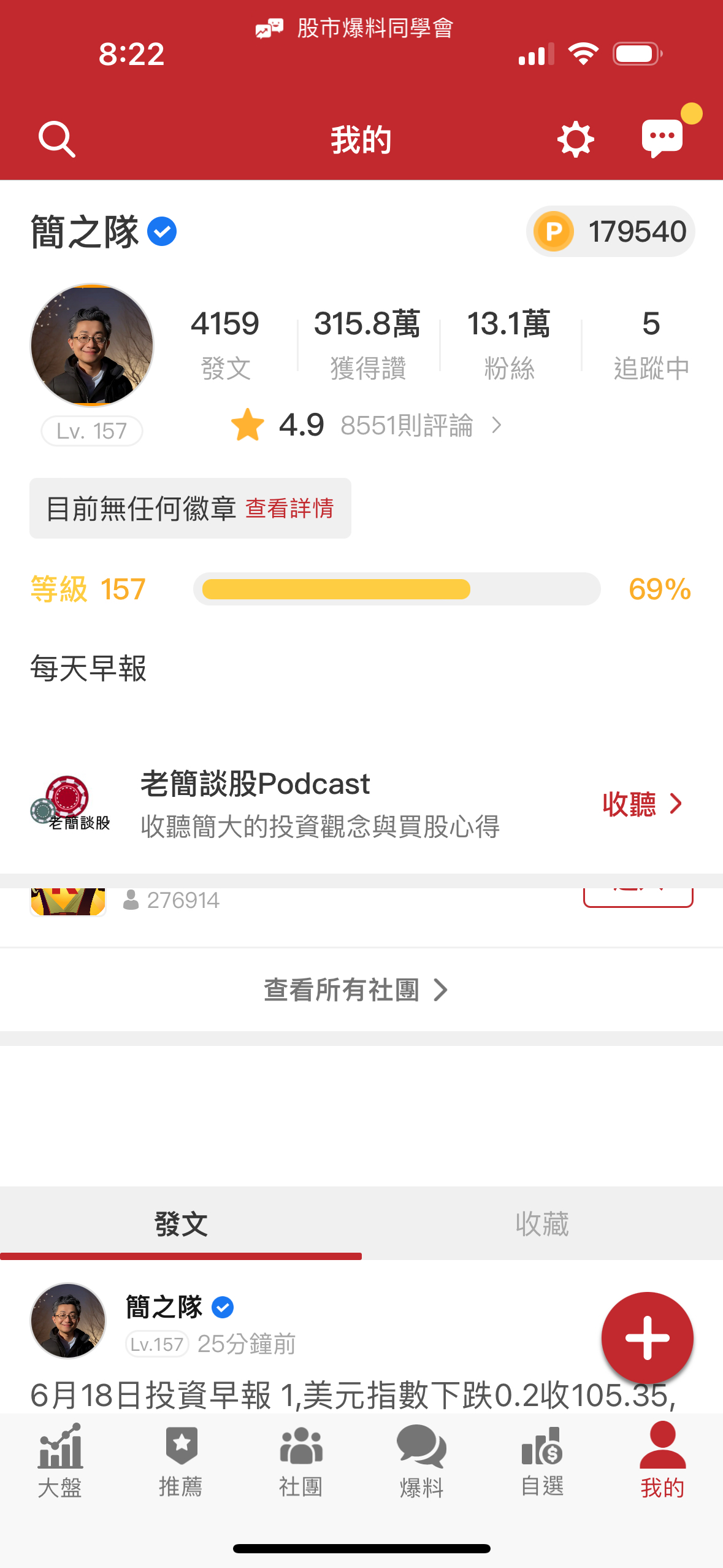 TWA00 加權指數 - 請問17.9萬P幣有什麼用？｜CMoney 股市爆料同學會