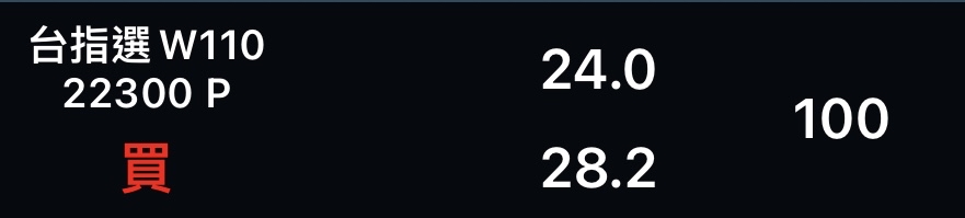 TWA00 加權指數 - 賭100口。不能再多了🥶🥶🥶｜股市爆料同學會