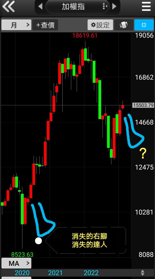 TWA00 加權指數 - 想當年～ 2020年的下殺低點8523之後反彈，當時有多少人...｜股市爆料同學會