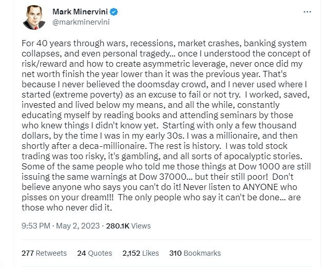 TWA00 加權指數 - Mark Minervini的...｜CMoney 股市爆料同學會