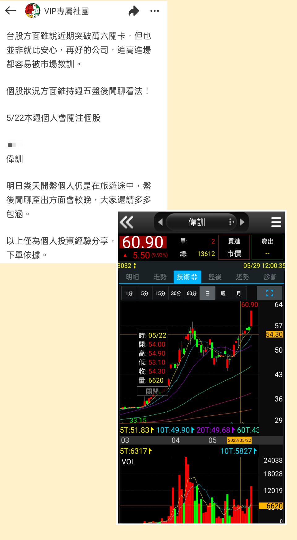3032 偉訓 - 辣個男人永不缺席，漲停停停拉！｜CMoney 股市爆料同學會