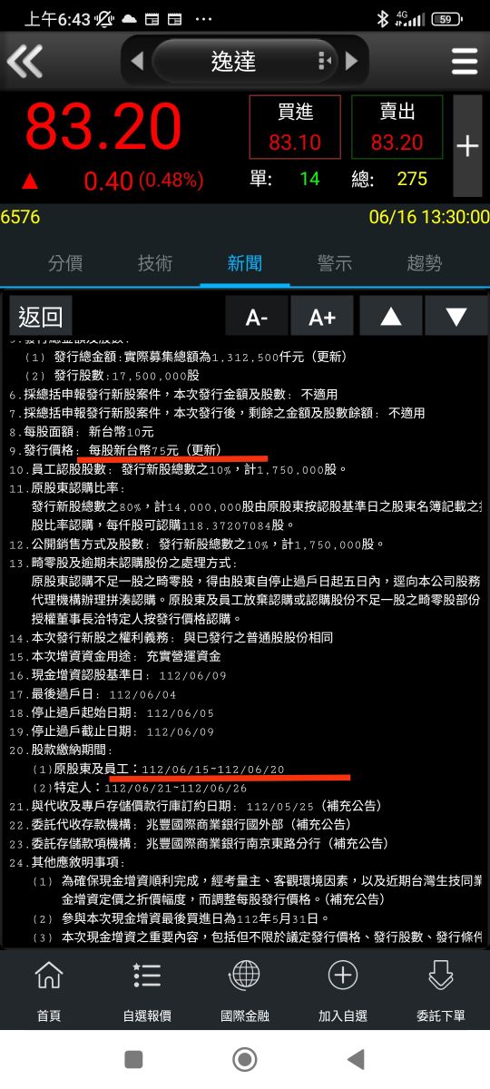 6576 逸達 - 0619 關於逸達｜CMoney 股市爆料同學會