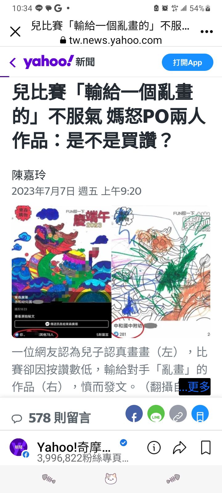 TWA00 加權指數 - 看到一則很有趣的新聞，兒童著色...｜CMoney 股市爆料同學會