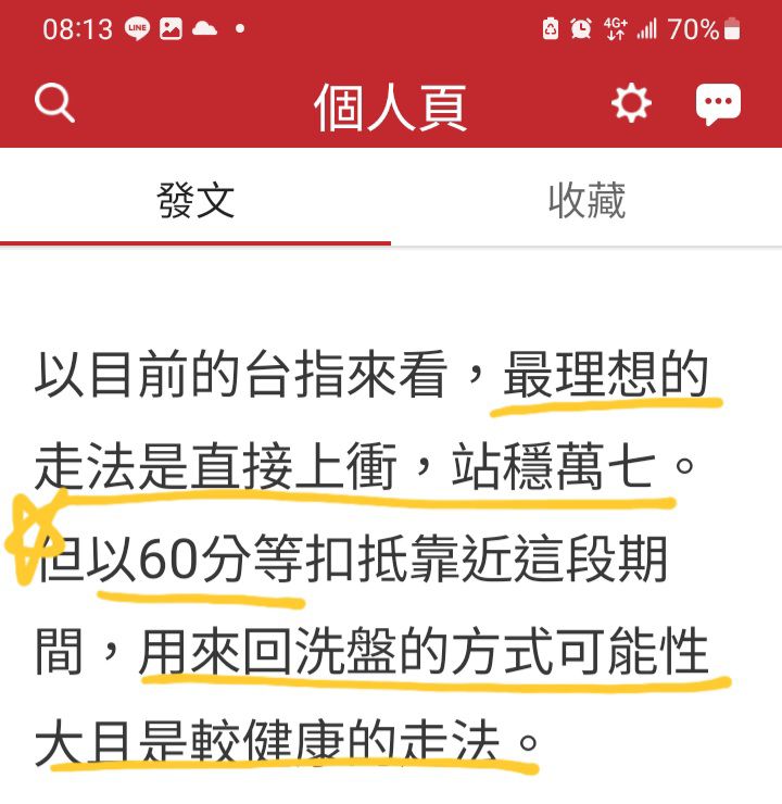 TWA00 加權指數 - 昨天日盤前規劃的走法，是不是6...｜CMoney 股市爆料同學會