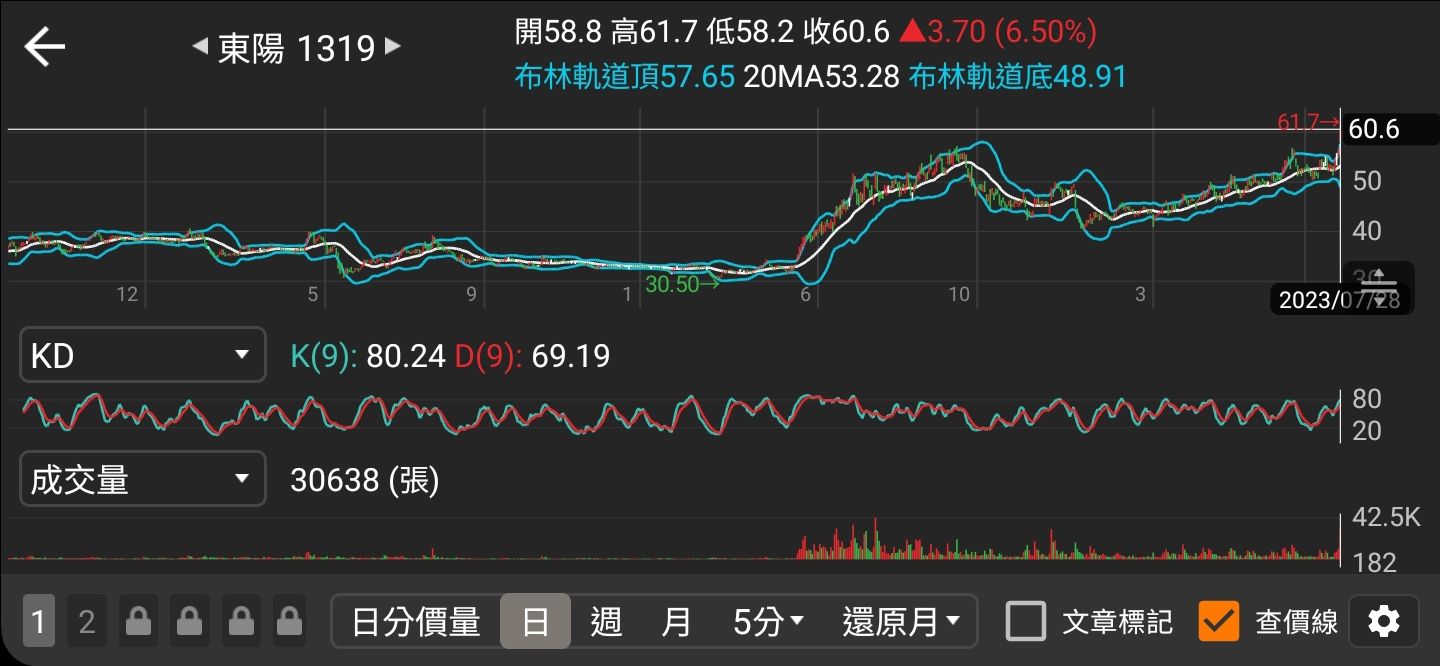 1319 東陽 - 1319東陽 獨行俠漫漫等待，終於展現價值，正走在完美演出的...｜CMoney 股市爆料同學會