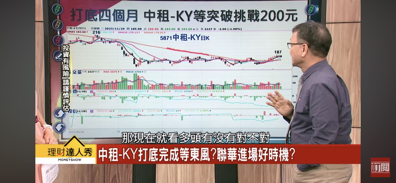 5871 中租-KY - 我目標是 300 https:...｜CMoney 股市爆料同學會