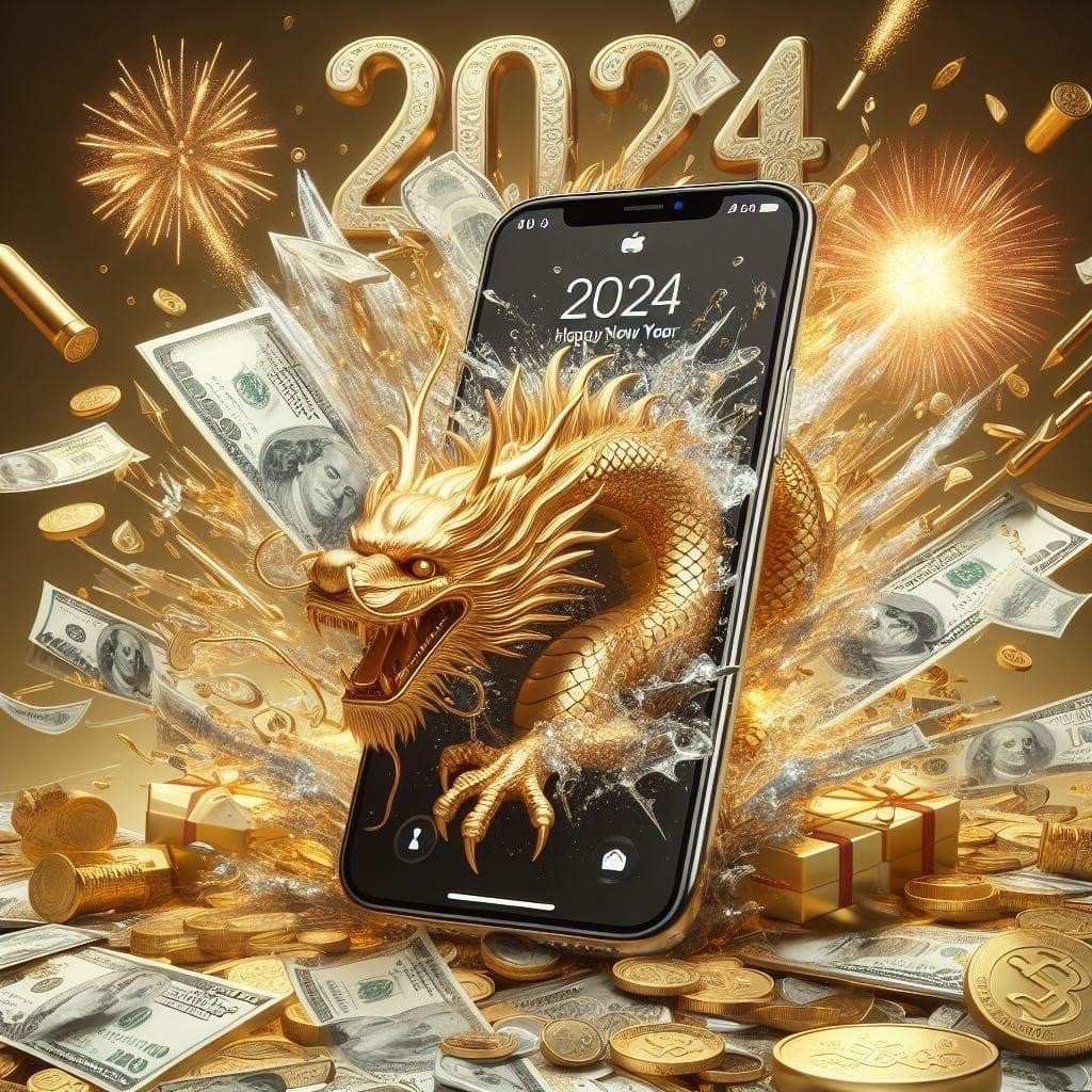 TWA00 加權指數 - 2024新年快樂，股市亮眼，一切順心如意！｜CMoney 股市爆料同學會