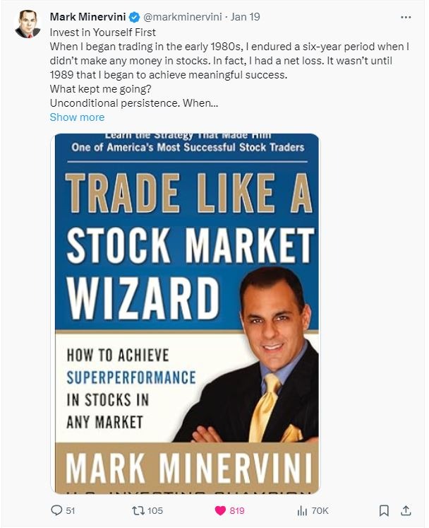 TWA00 加權指數 - Mark Minervini ...｜CMoney 股市爆料同學會