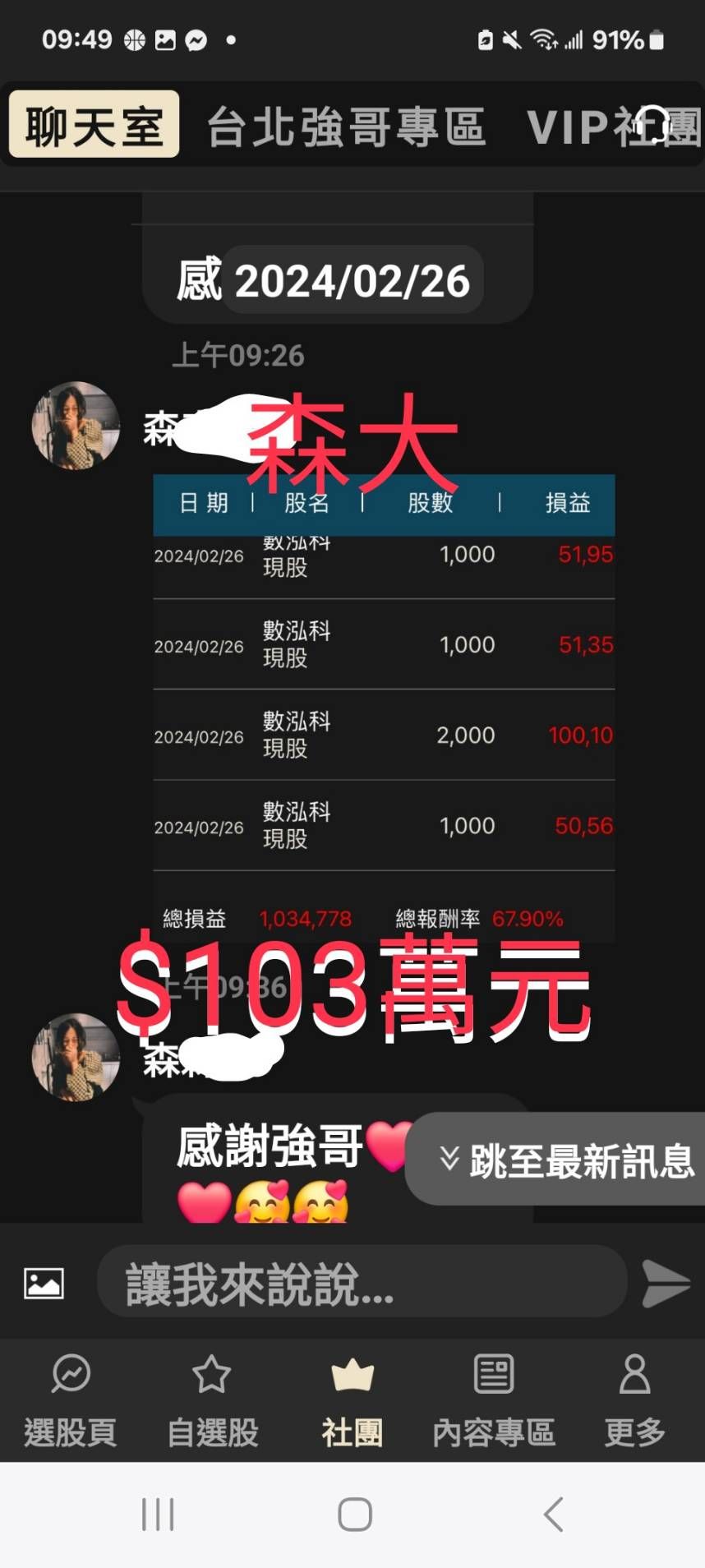 3231 緯創 - 台北強哥，老粉絲們～ 🥰華城處置正式回檔整理走勢， 中興電...｜CMoney 股市爆料同學會