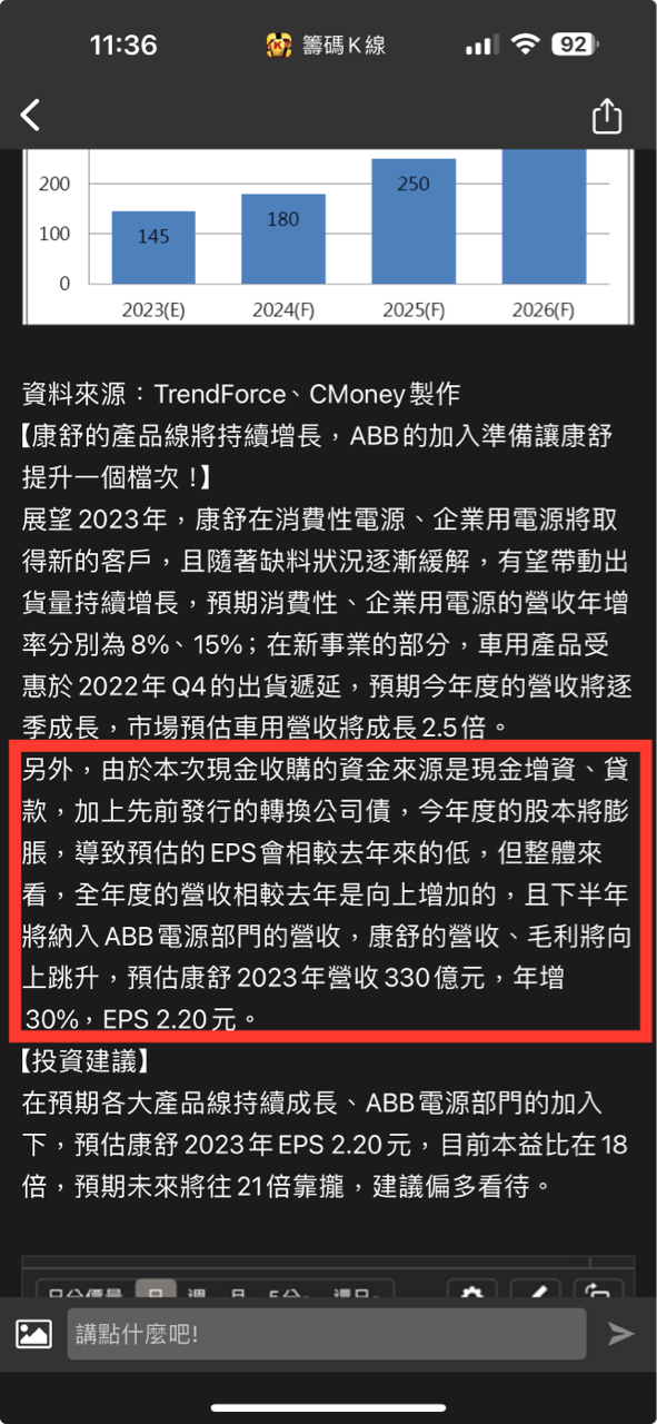 6282 康舒 - 2023年的文章， https...｜CMoney 股市爆料同學會