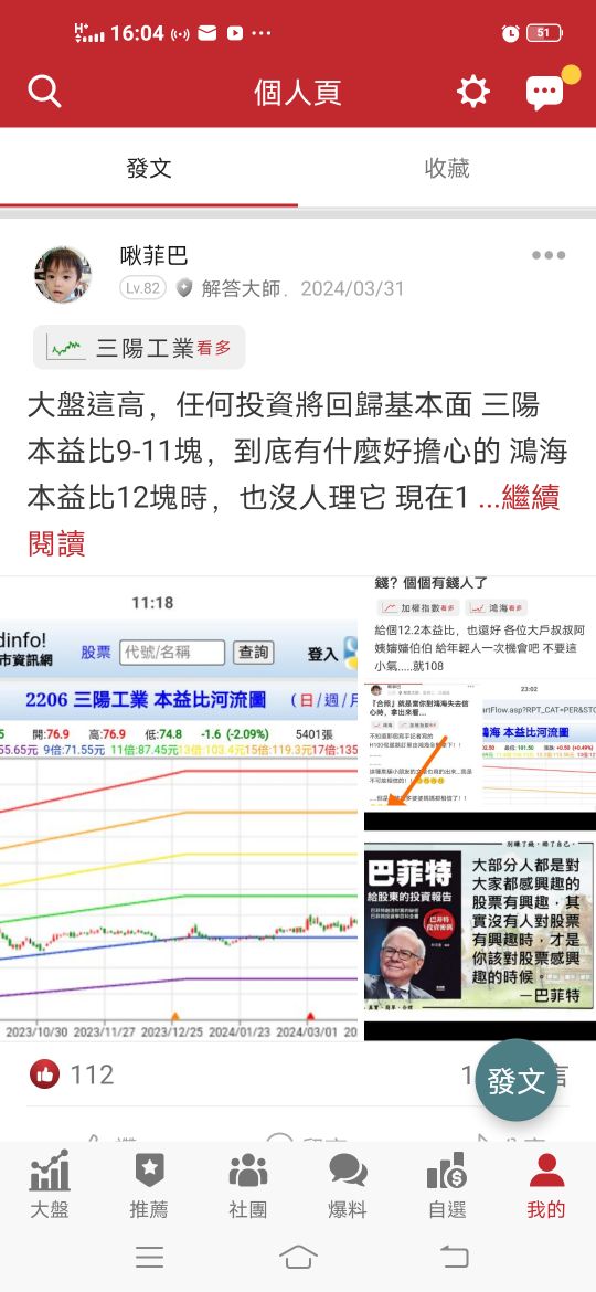2206 三陽工業 - 打工買車車載妹妹概念股 別...｜CMoney 股市爆料同學會