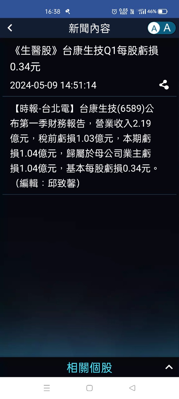 6589 台康生技 - 股市最新爆料，掌握股友們對眾個...｜CMoney 股市爆料同學會