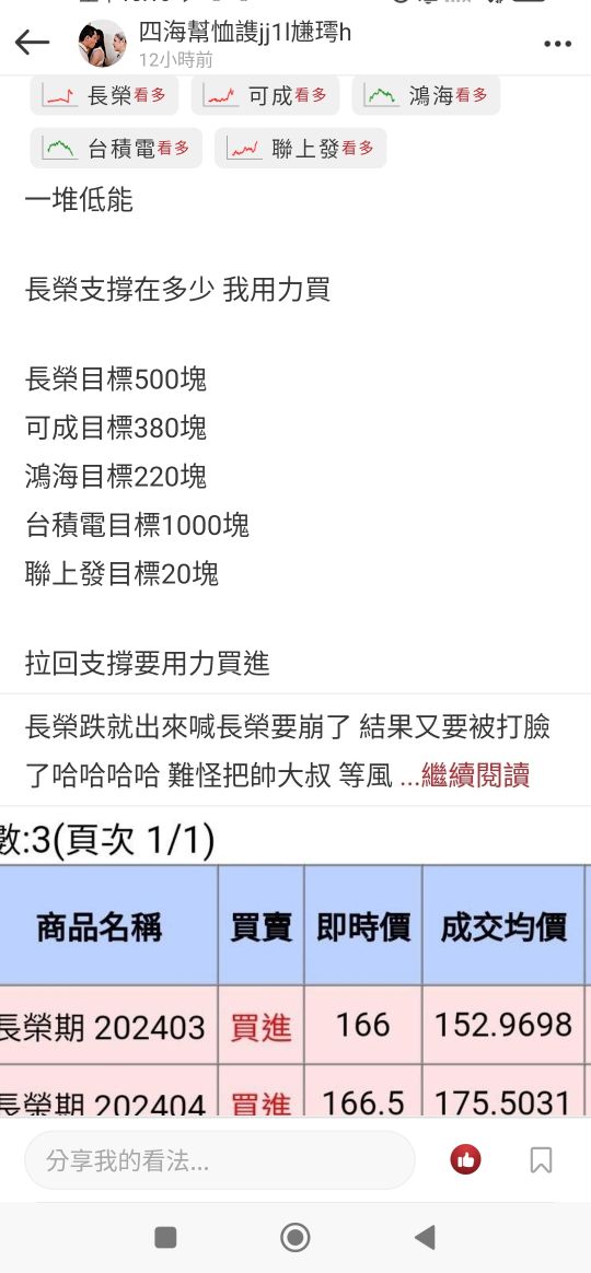 2317 鴻海 - 歡迎按讚 我前幾個月說的股...｜CMoney 股市爆料同學會