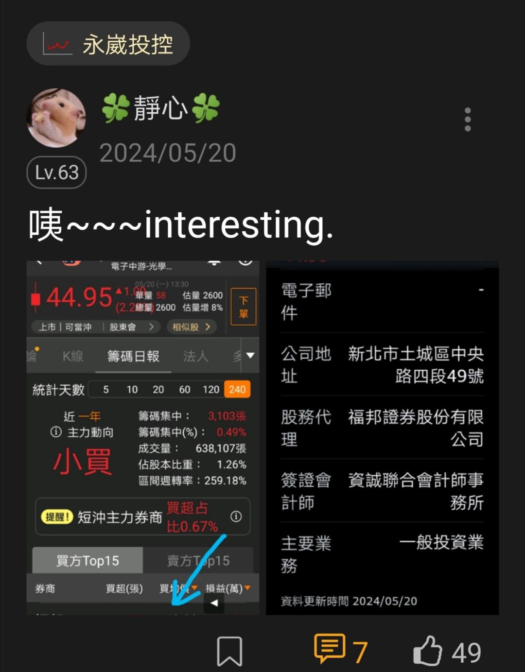 3712 永崴投控 - 六十耳順｜CMoney 股市爆料同學會