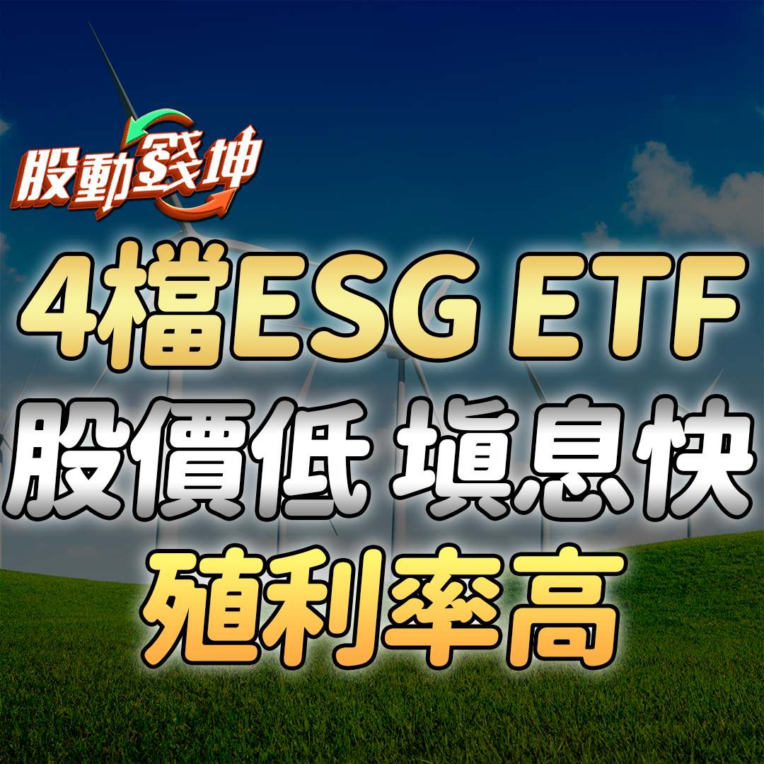 TWA00 加權指數 - 【4檔ESG ETF股價低 填息快 殖利率高 最佳入手時機】｜股市爆料同學會