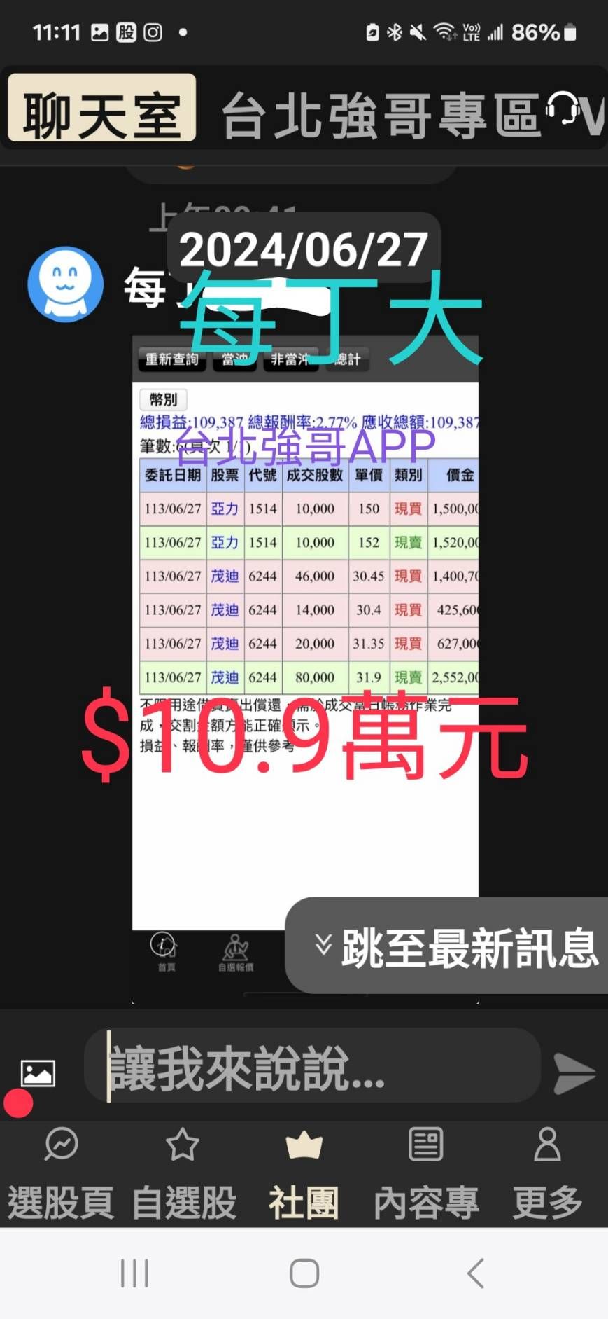 3047 訊舟 - 🥰新復興漲停強強滾團隊，弘憶股茂迪飆漲停，APP限時優惠｜CMoney 股市爆料同學會