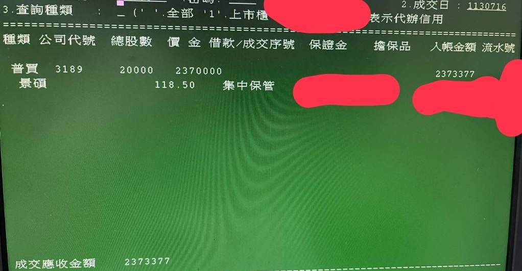 3189 景碩 - 24小時賺254,941元｜CMoney 股市爆料同學會