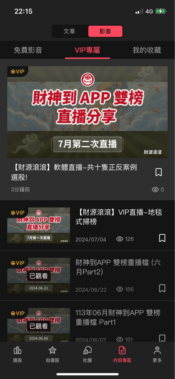 TWA00 加權指數 - 今晚的直播已同步上傳至財神到軟體vip影音專區，有效整合，事...｜CMoney 股市爆料同學會