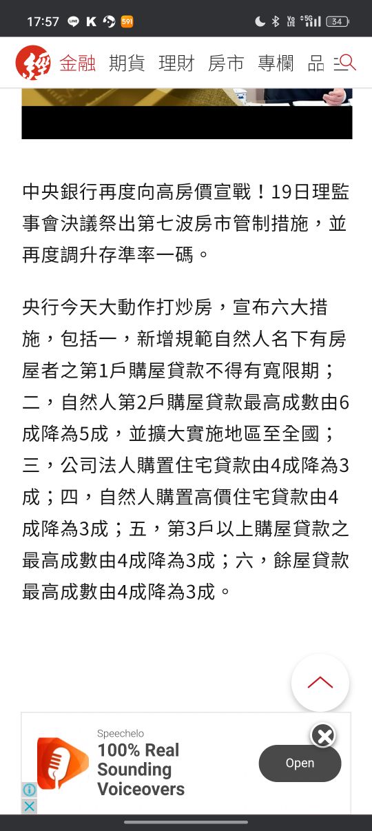 TWA00 加權指數 - 有狠喔，第七波房屋限貸｜股市爆料同學會
