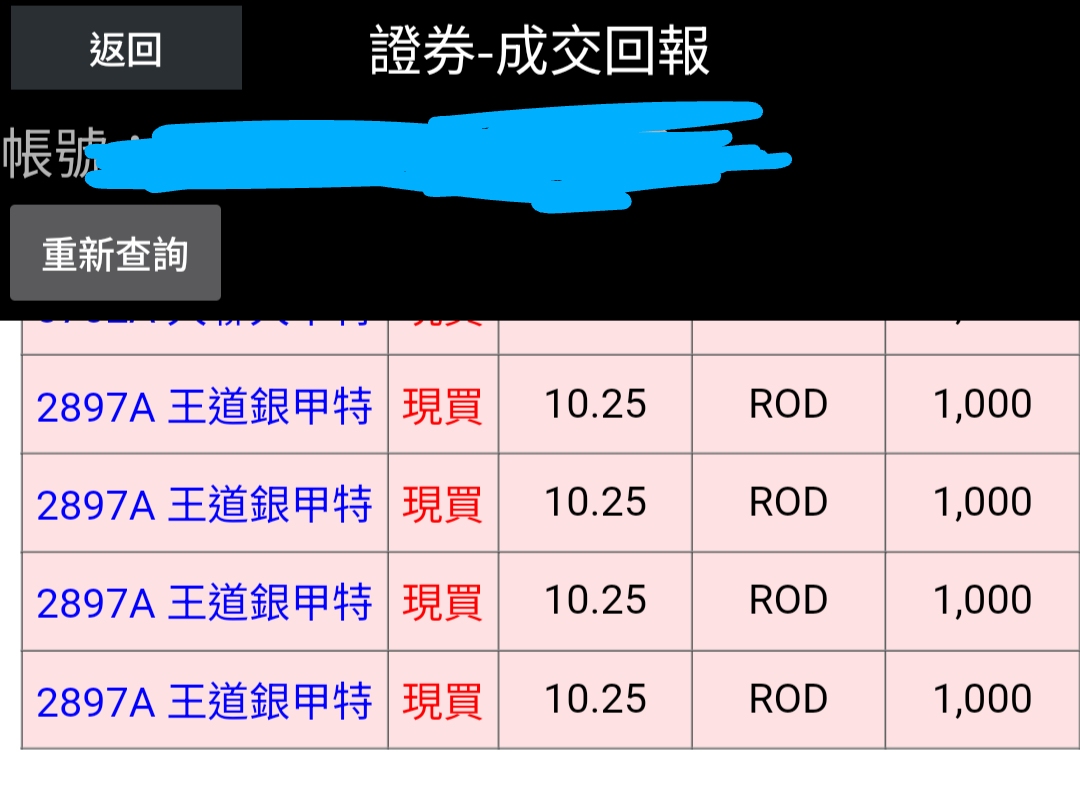 2897 王道銀行 - 最後一天，買到四張，掰掰了，王道銀甲特，錢記得快發出來呀！哈...｜CMoney 股市爆料同學會