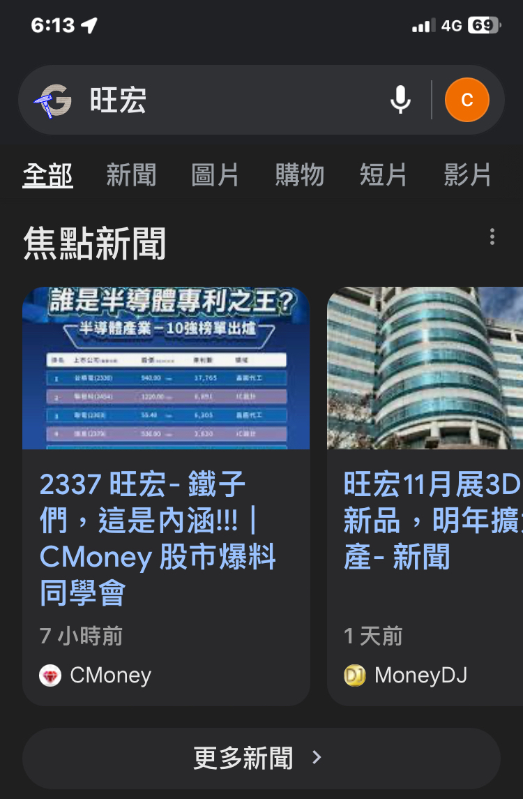 2337 旺宏 - 搜尋 「旺宏」出現CMoney 裡K大的文章推播， 這下旺宏...｜股市爆料同學會