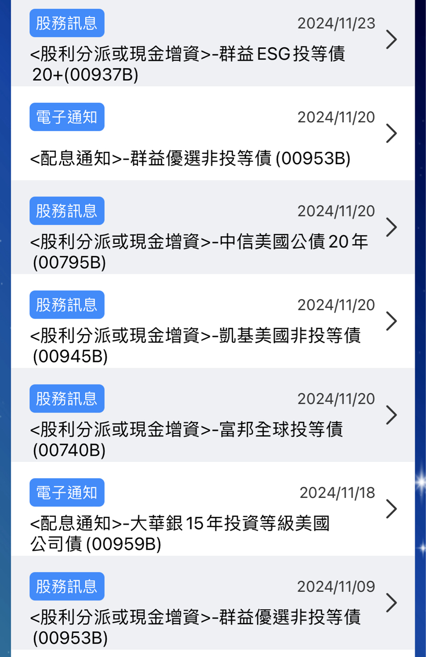 群益優選非投等債(00953B)ETF-今日股票股價與歷史行情走勢