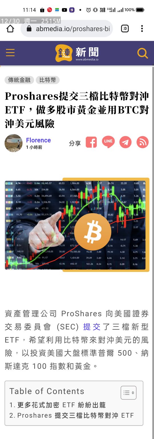 TWA00 加權指數 - 比特幣又玩新花招了！即將上市的叫 比特幣對沖ETF｜股市爆料同學會