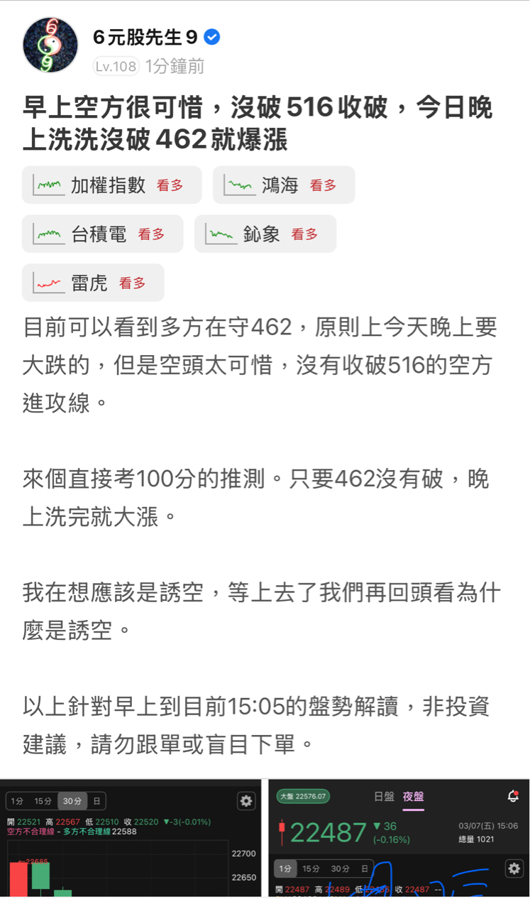 TWA00 加權指數 - 為什麼462變成多防後就會大漲？好好思考其中有什麼關聯？｜股市爆料同學會