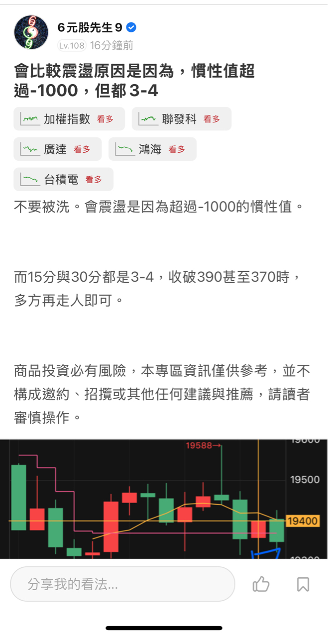 TWA00 加權指數 - 爆量上去時，沒有辦法讓527的多方套牢解套。｜股市爆料同學會