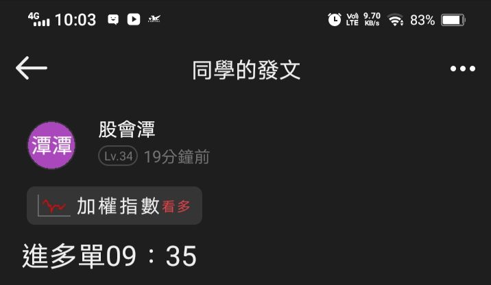 TWA00 加權指數 - 抱到近平盤｜股市爆料同學會
