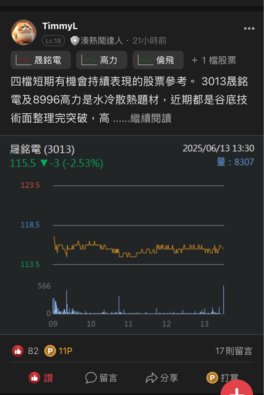 3013 晟銘電 - 抉擇｜CMoney 股市爆料同學會