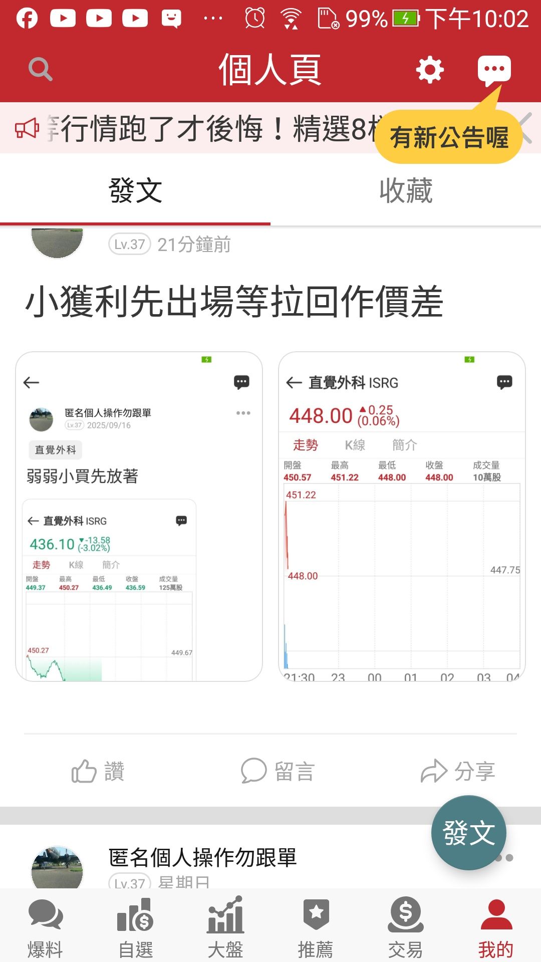 Intuitive Surgical, Inc.(ISRG)/直覺外科|美股|盤前盤後股價與歷史股價走勢｜股市爆料同學會